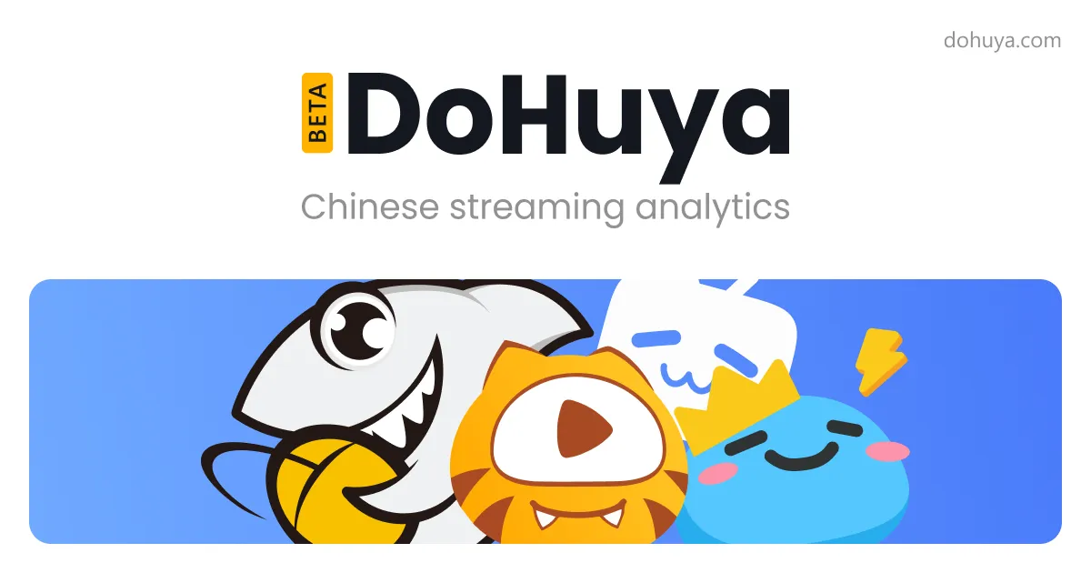 Live DouYu, Huya, Bilibili and CC163 Streamers Right Now - DoHuya